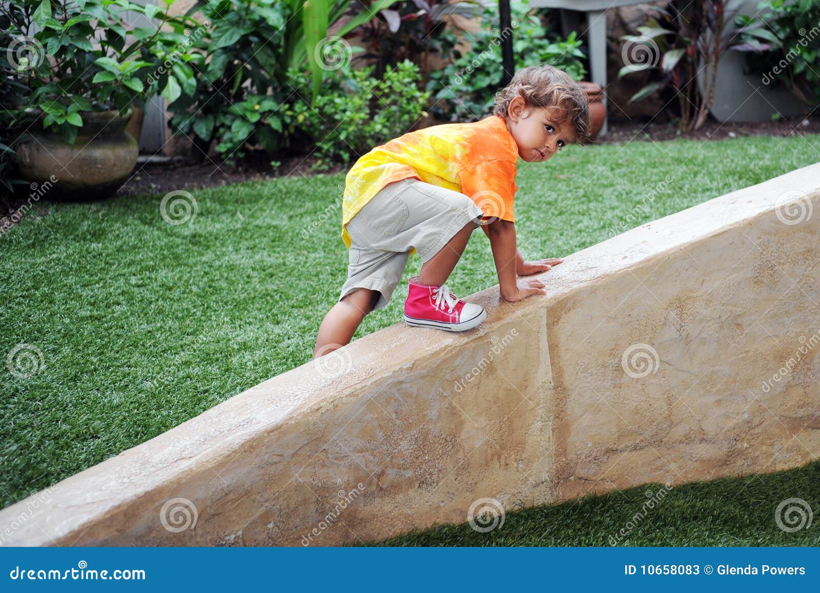Wall Climber stock image. Image of climb, sneakers, shirt - 10658083