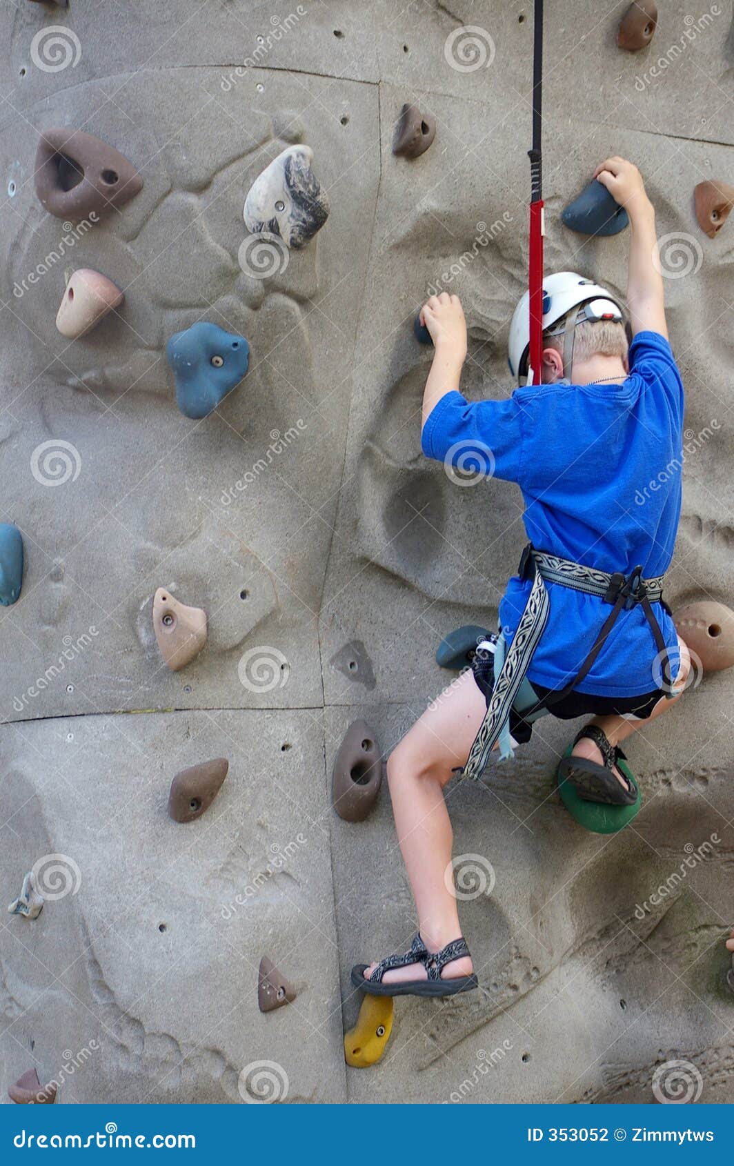 Wall climber stock photo. Image of climber, hand, rock - 353052