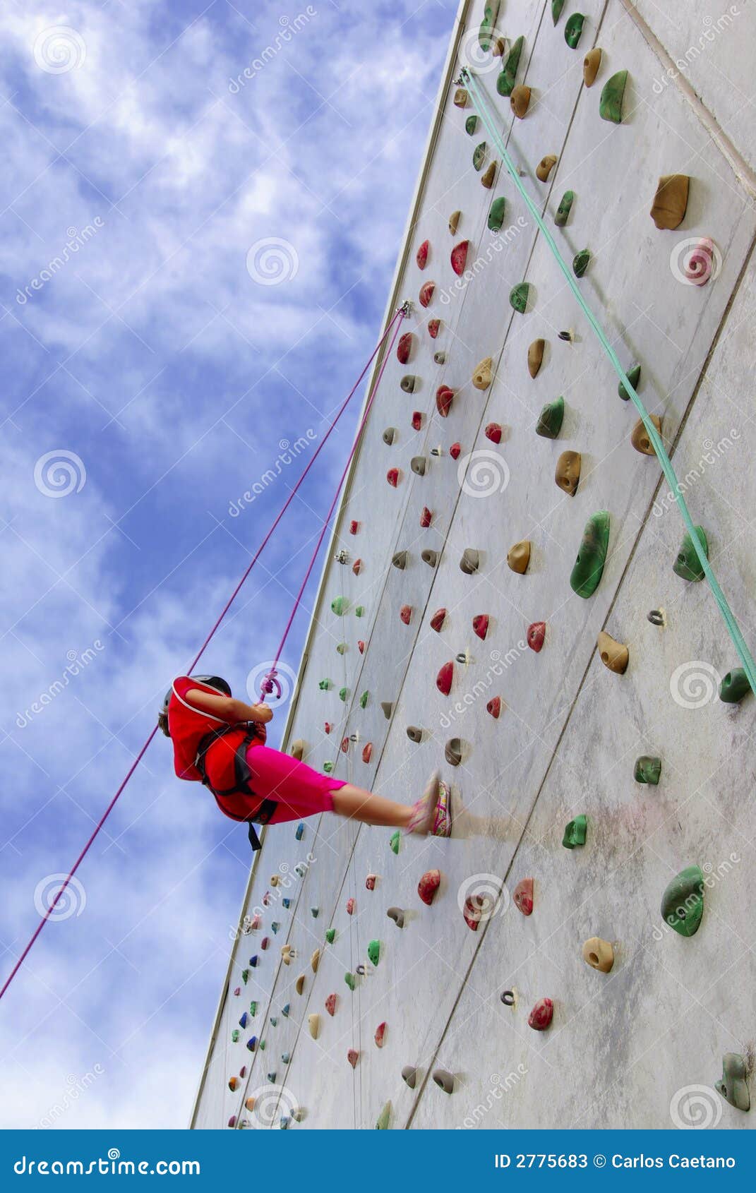Wall Climbing stock image. Image of blue, competition - 2775683