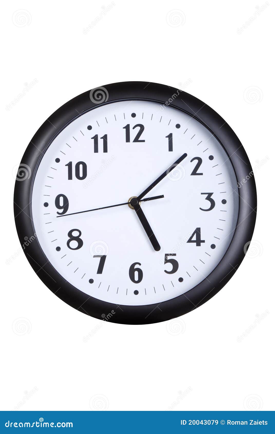 Wall clock 1 stock image. Image of morning, classic, second - 20043079