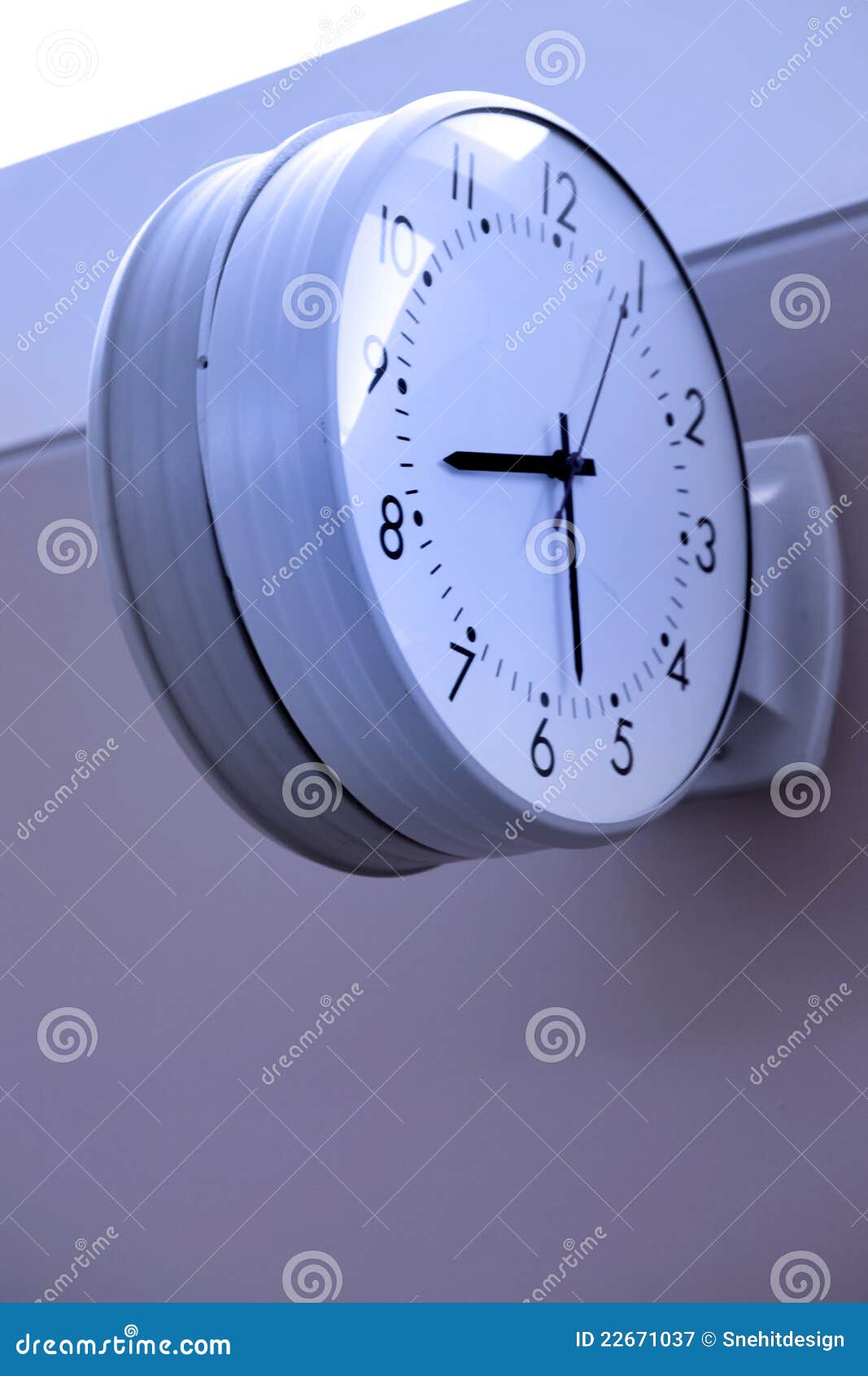 Wall clock stock image. Image of wall, public, building - 22671037