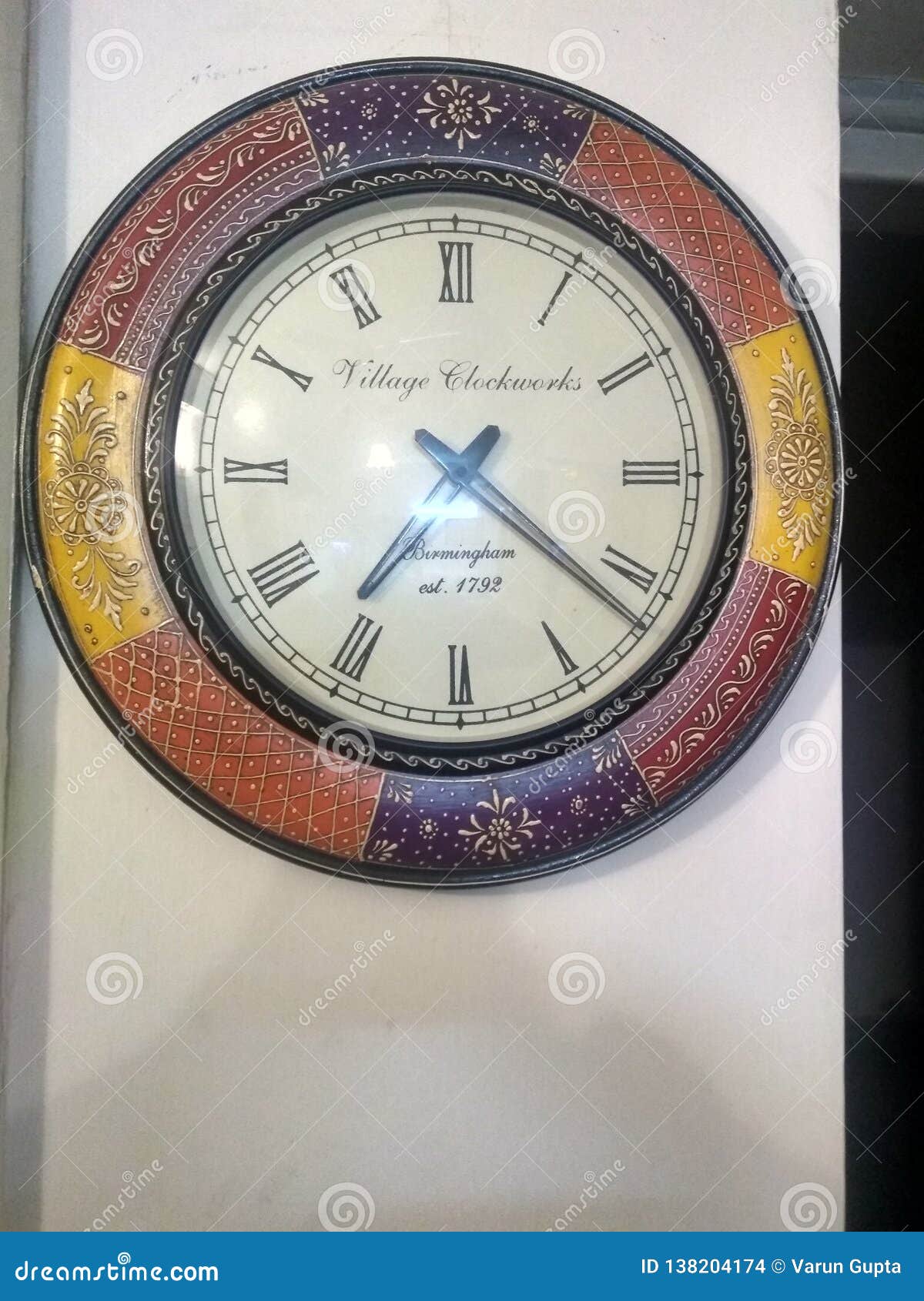 Wall clock editorial stock image. Image of wall, ancient - 138204174