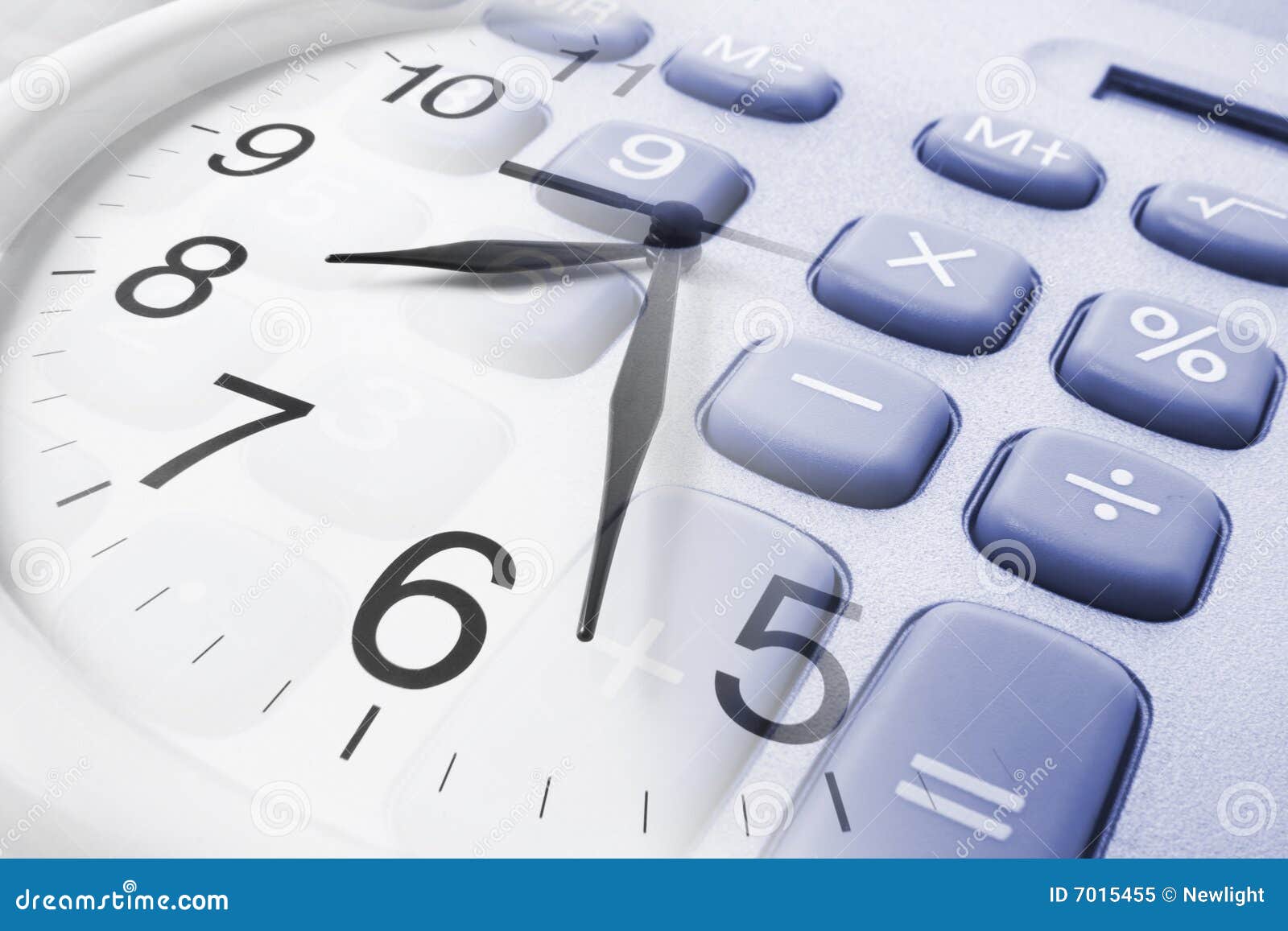 Wall Clock and Calculator stock image. Image of accuracy - 7015455