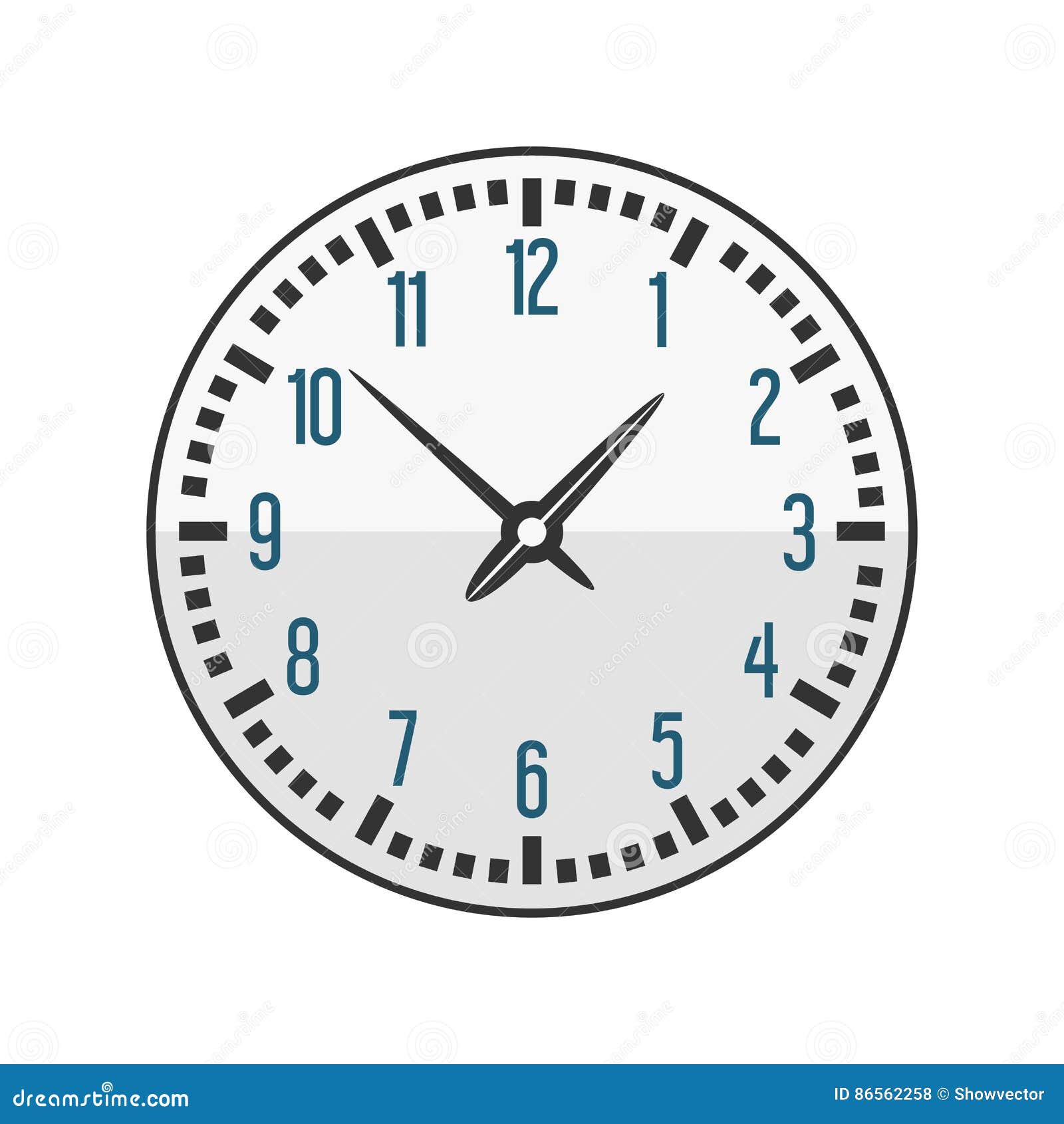 Clock In Circle Arrow Button Time Countdown Deadline Chronometer 3d ...