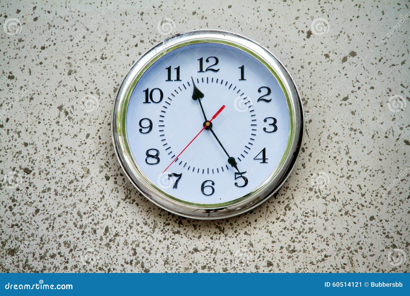 Wall Clock the Construction Site. Stock Image - Image of construction ...