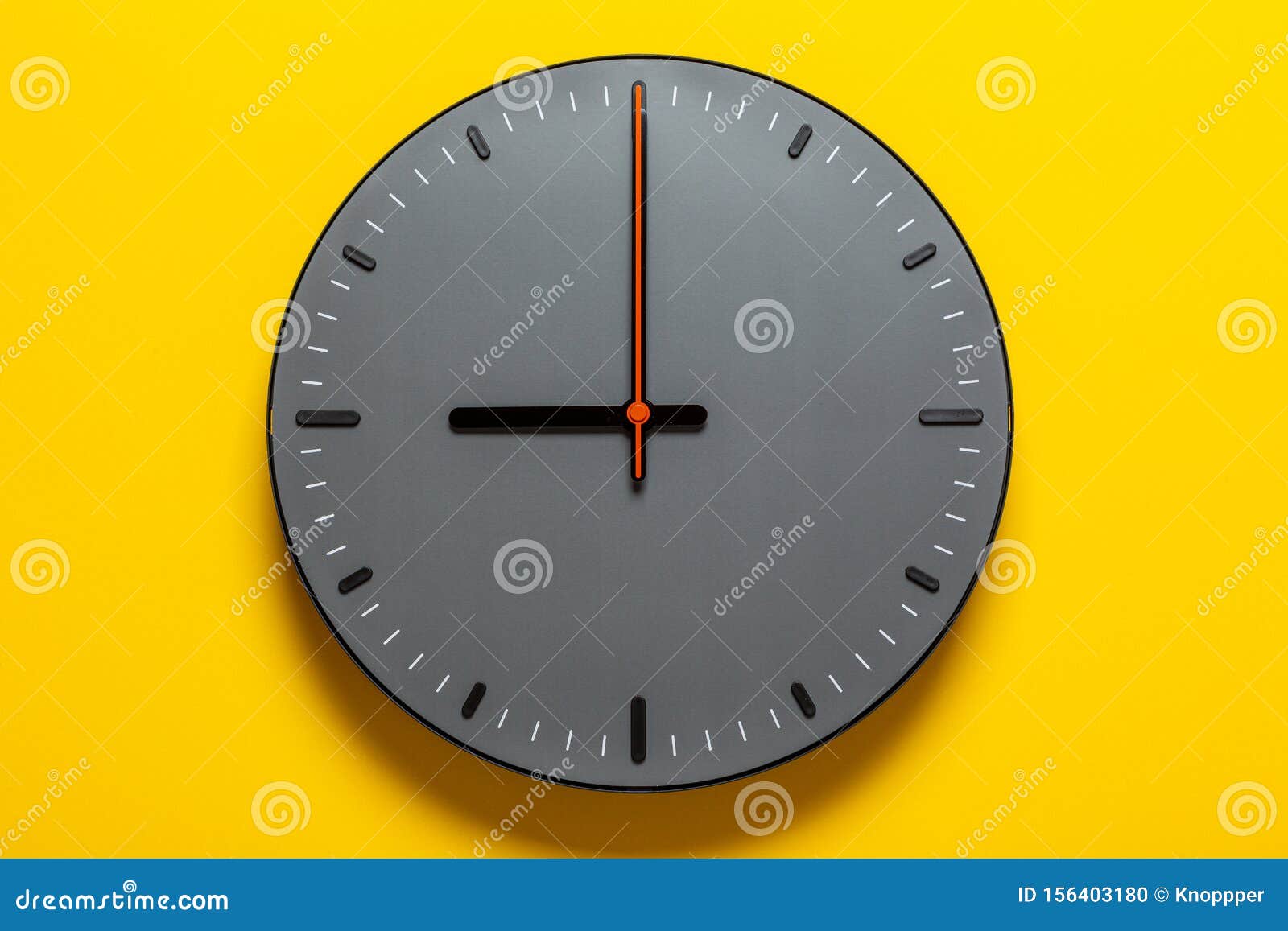 Dial without Numbers Wall Clock Stock Photo - Image of clock, pointer ...