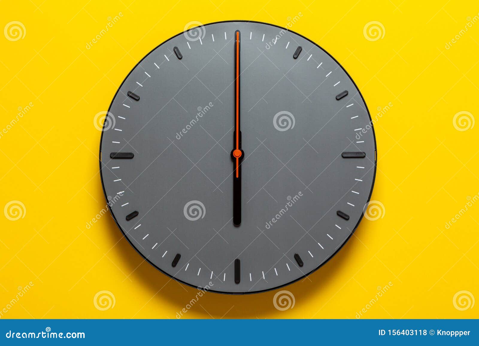 Dial without Numbers Wall Clock Stock Photo - Image of colorful, second ...