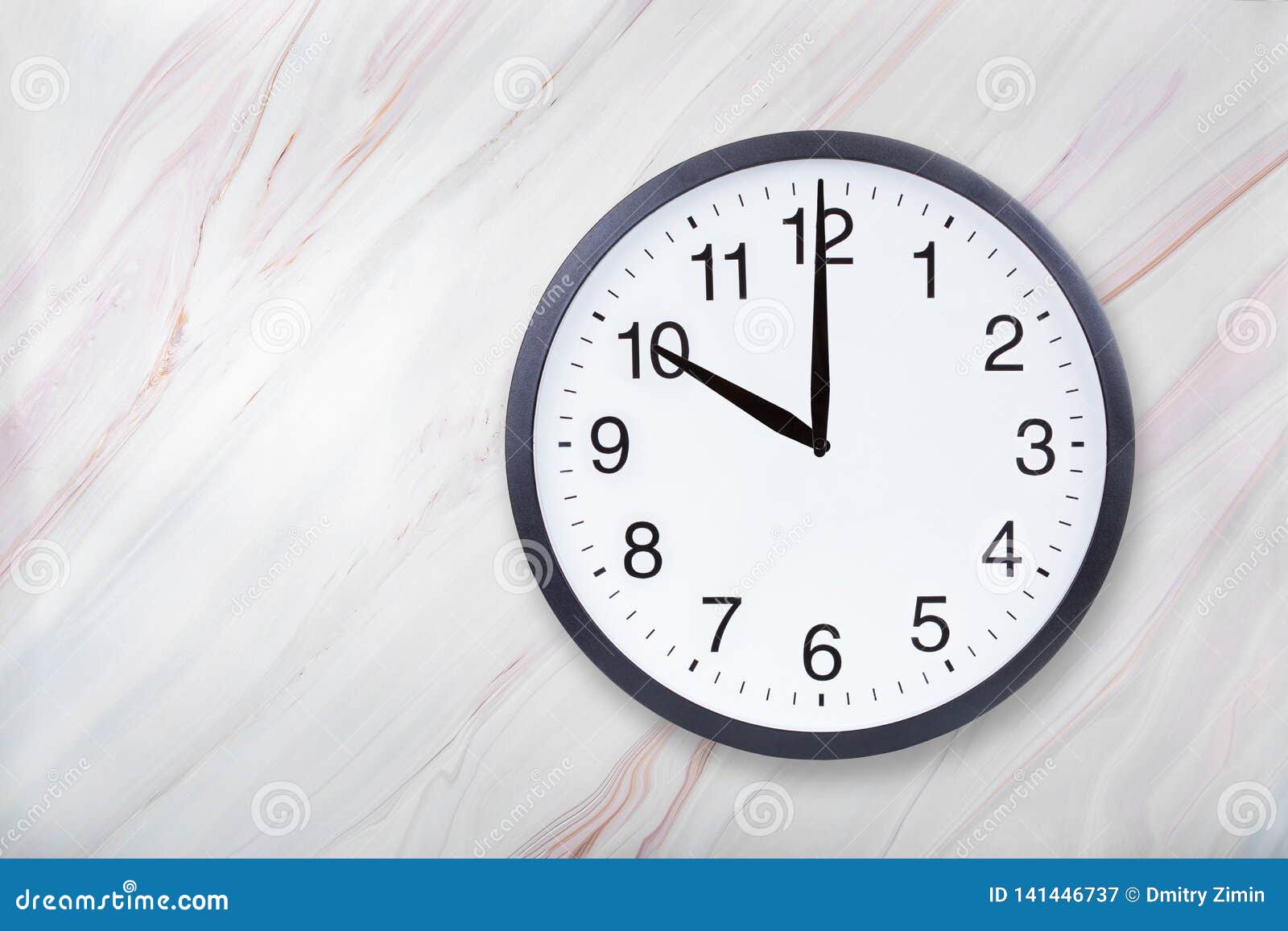 Clock Show Time At Home, Flat Lay. Time, New Life And Generation, Hope ...