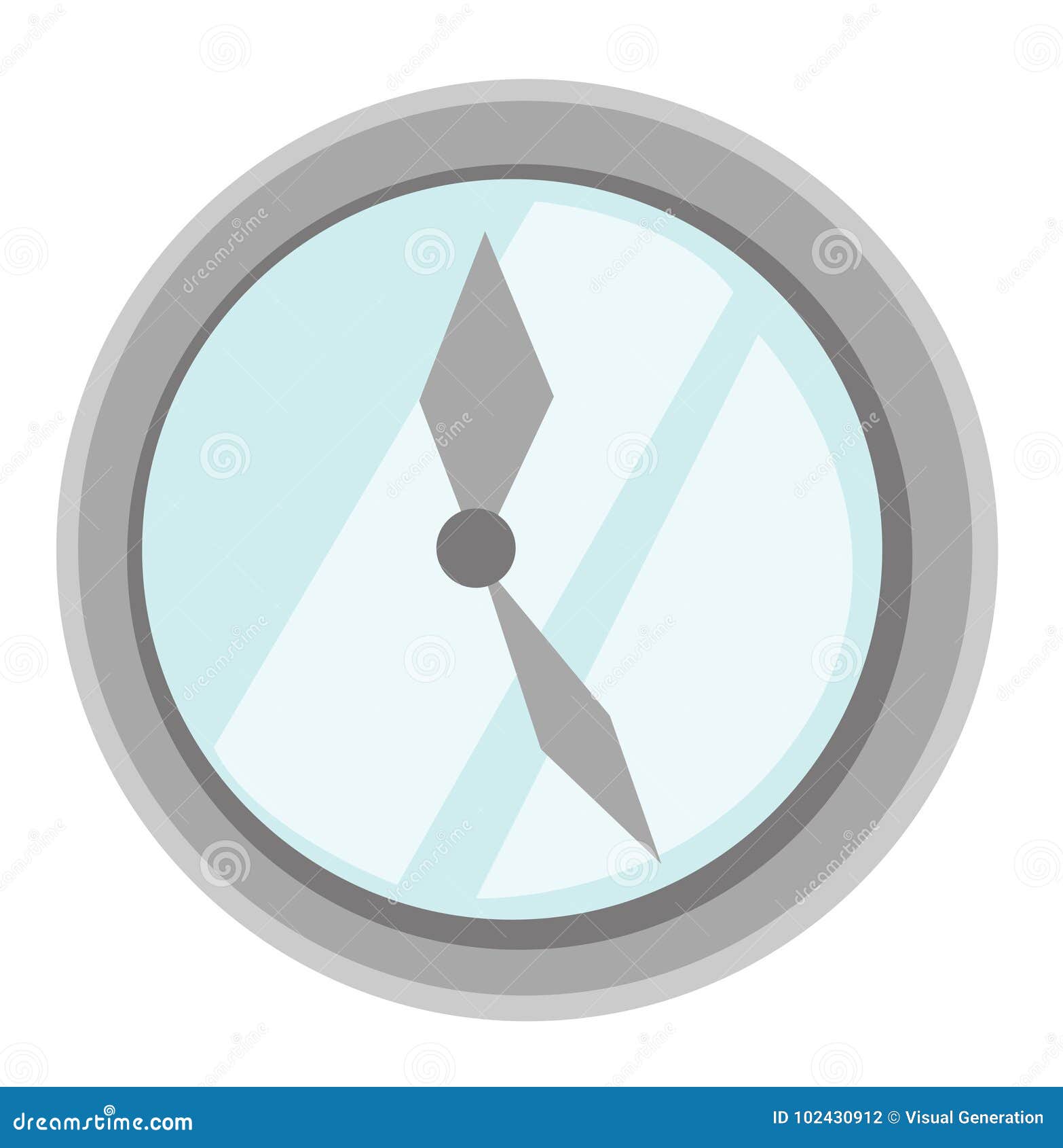 Wall Clock Vector Cartoon Illustration. Stock Vector - Illustration of ...