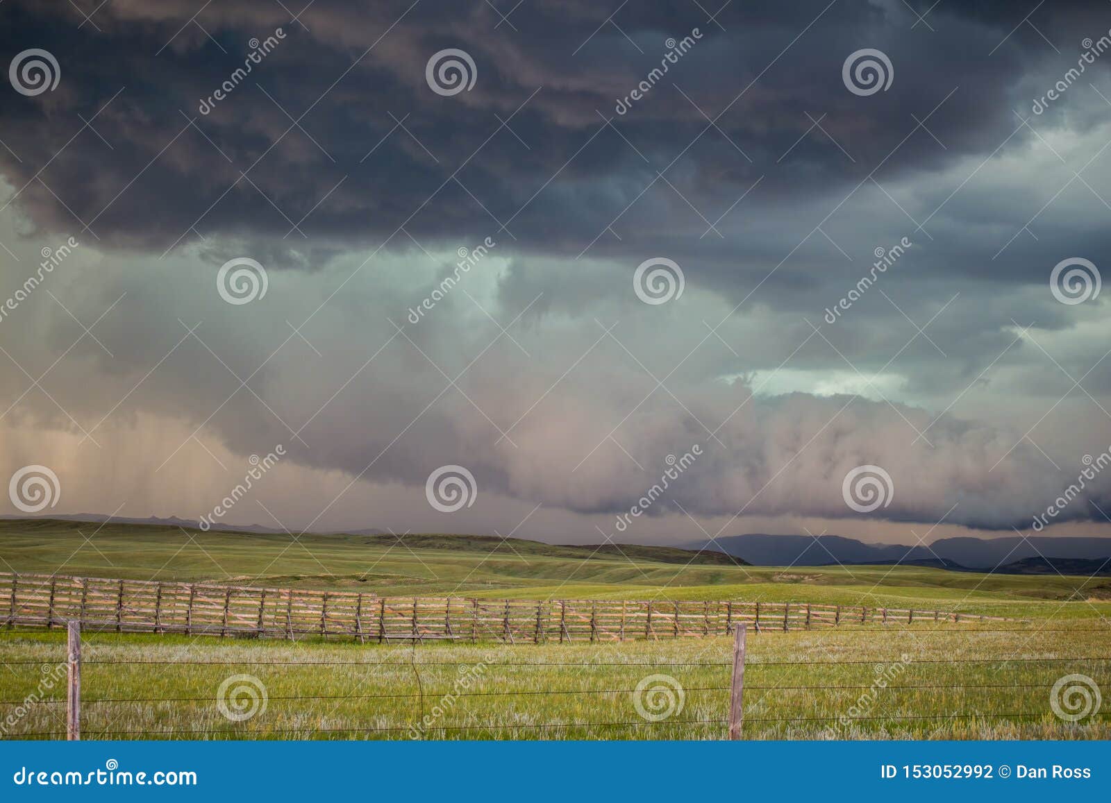 A Wall Cloud with a Long Tail Cloud Forms Under a Supercell Storm in ...