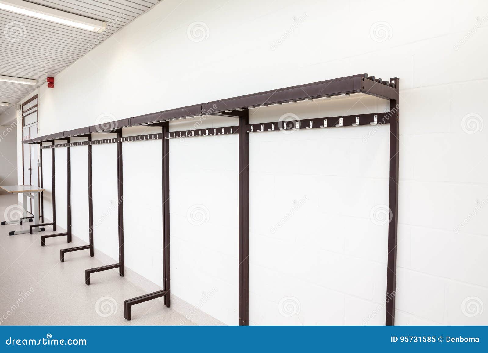 Wall coat rack stock image. Image of building, home, school - 95731585