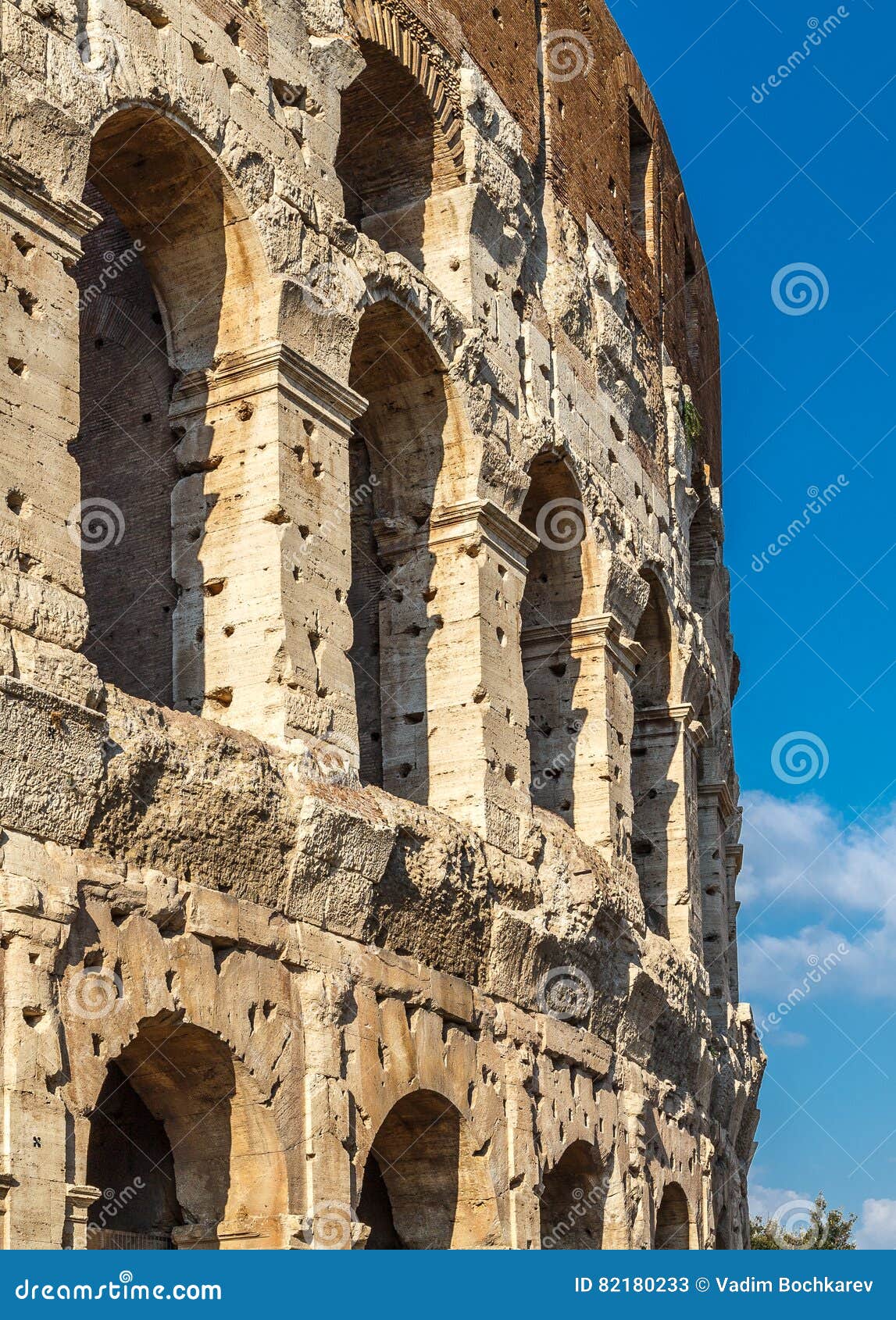 Wall Coliseum, an Architectural Monument Stock Image - Image of ...