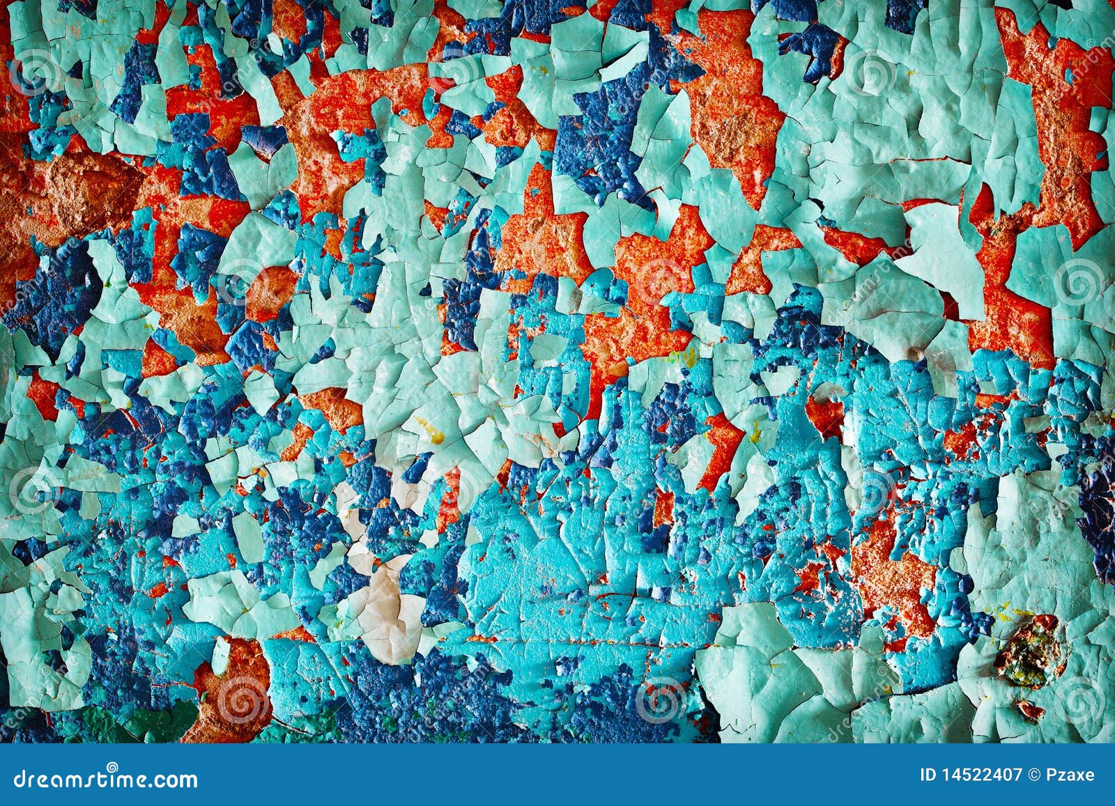 Wall with Colored Flocks of Old Damaged Paint Stock Image - Image of ...