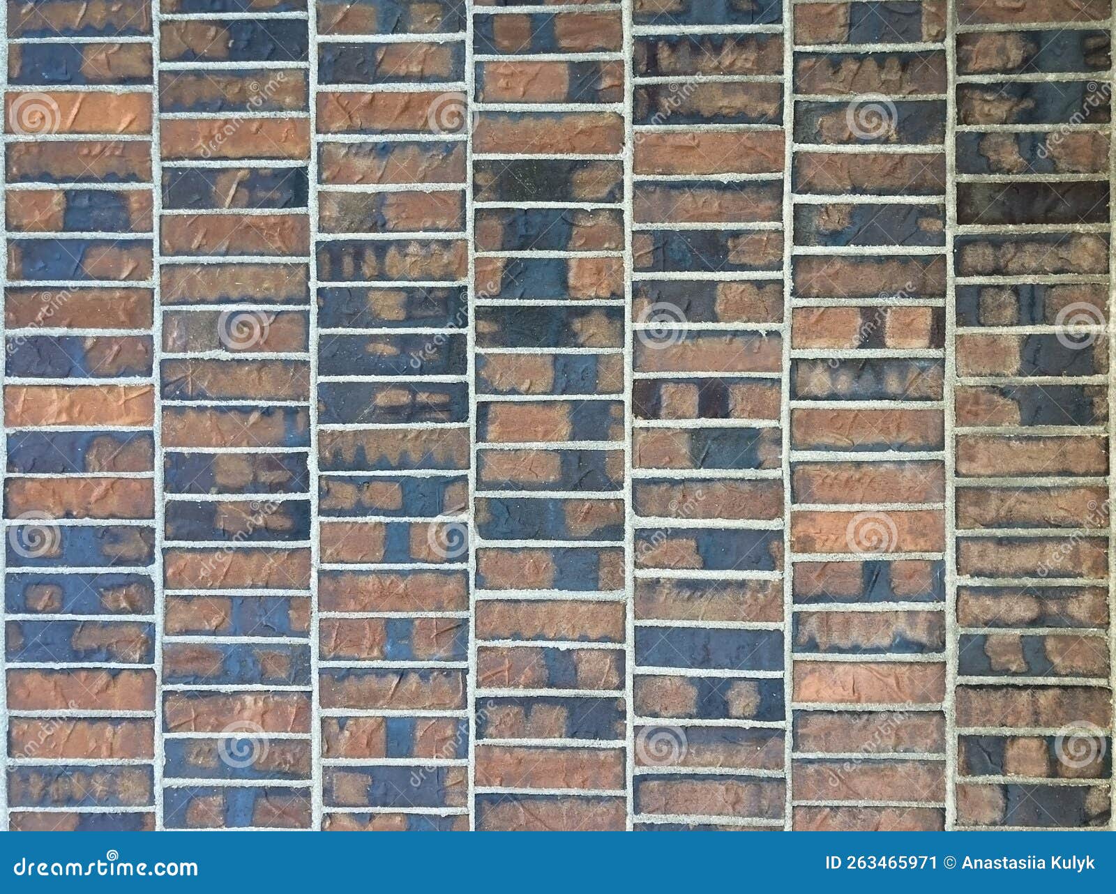Wall. Colourful Aged Bricks. Retro Texture Fits for Background Stock ...