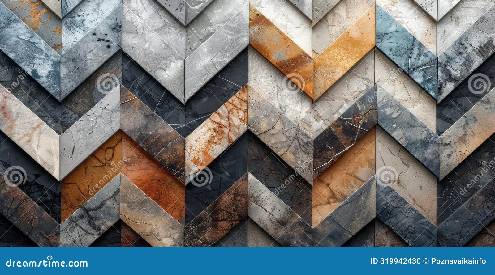 A Wall Constructed with Various Colors and Shapes Creates a Striking ...