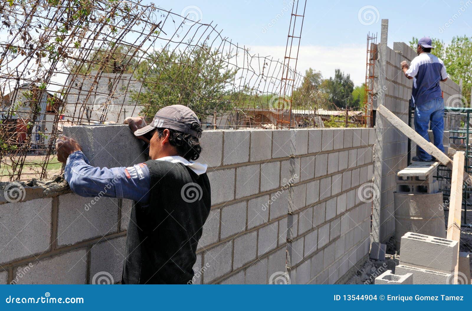 Wall construction stock photo. Image of timber, sand - 13544904