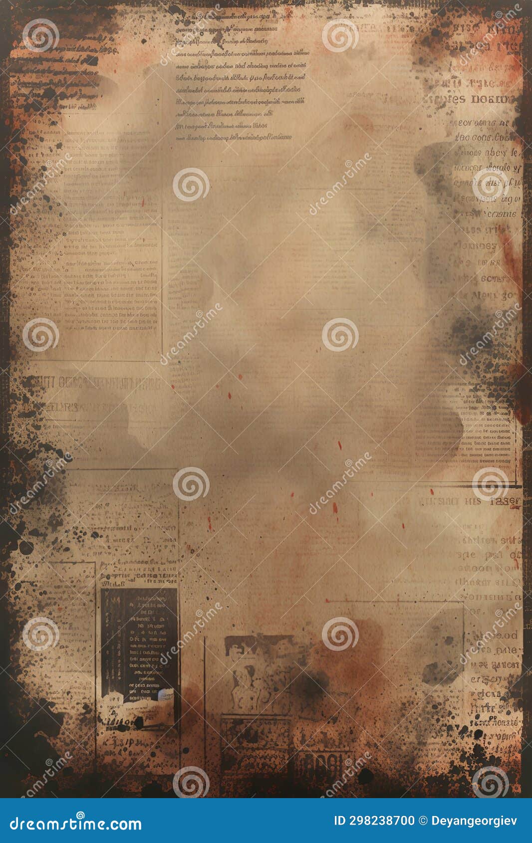 Wall Covered in Colorful Newspapers. Old Newspaper Background Stock ...