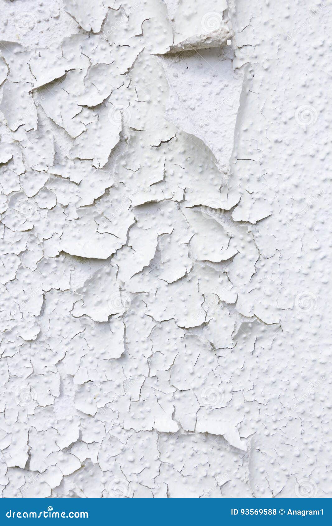 Wall Covered with Crumbling White Paint Stock Photo - Image of peel ...