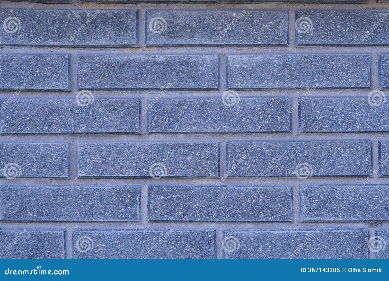 Decorative Brick Trim, On A Pole. Gray And Brown Background Texture ...