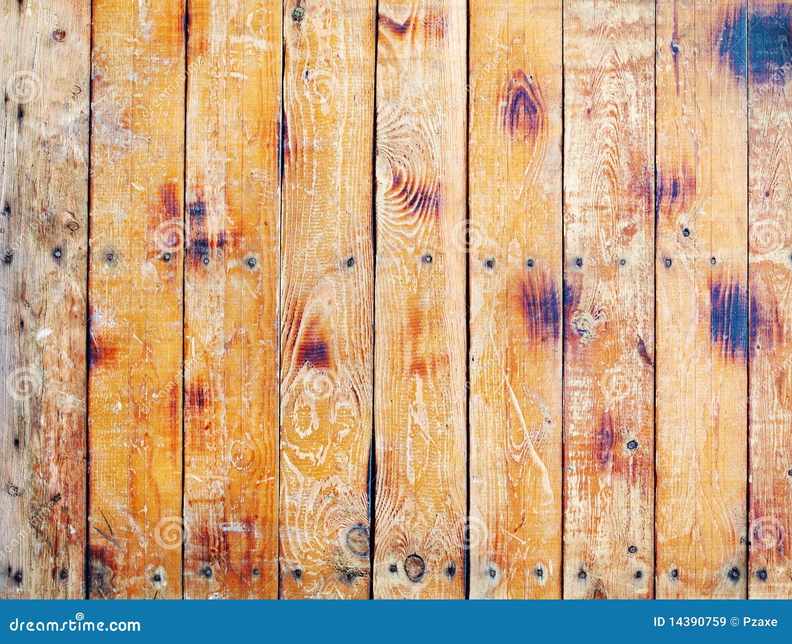 Wall Covered with Old Scratched Boards Stock Image - Image of textured ...