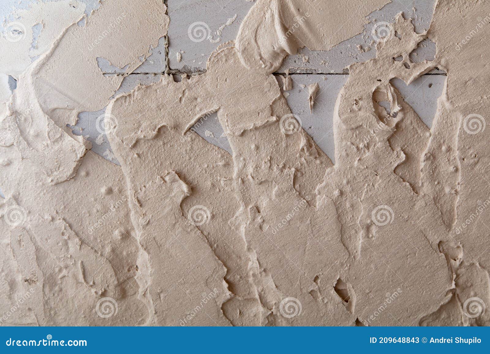 Wall Covered with Plaster As an Abstract Background Stock Image - Image ...