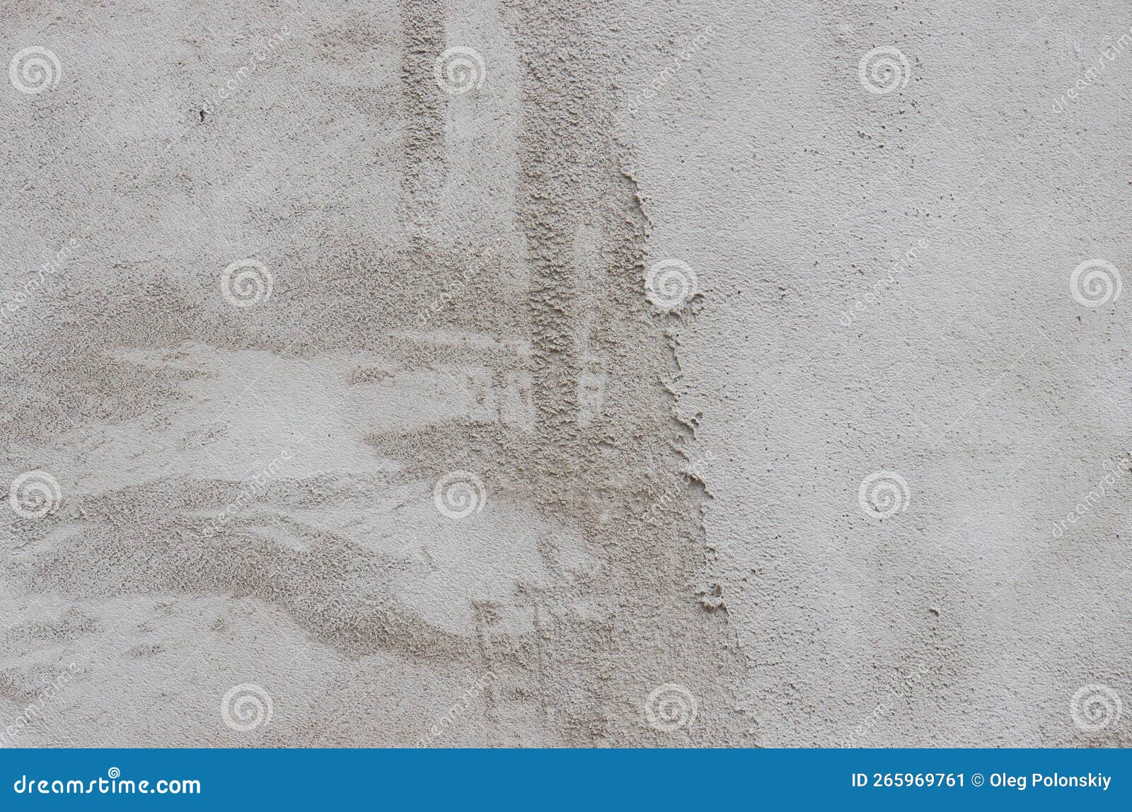 The Wall is Covered with Rough Putty. Stock Image - Image of structure ...