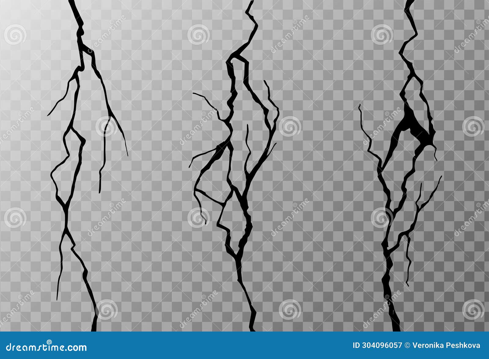 Wall Crack Realistic. Earth Cracked Texture Surface. Stock Illustration ...