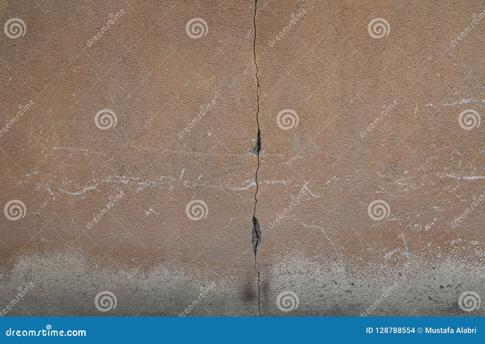 Wall with Cracks and Scratches Stock Photo - Image of damaged ...