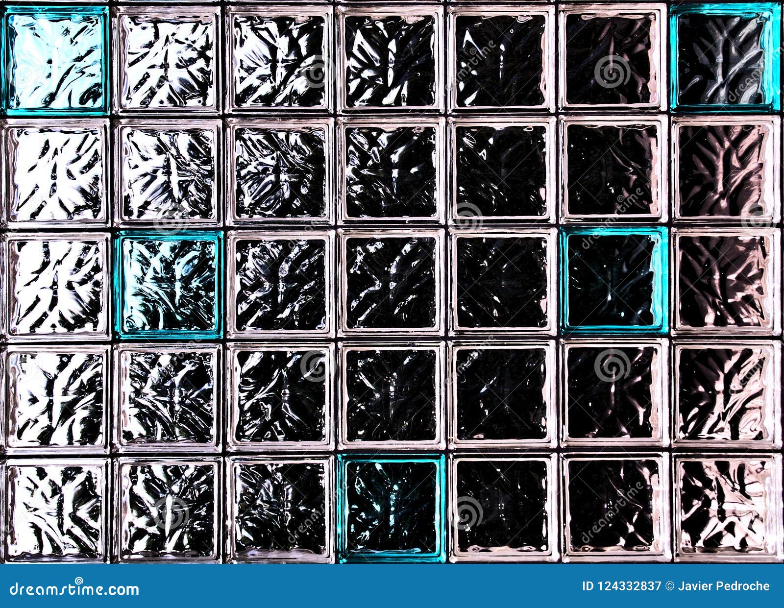 Wall of crystal bricks stock image. Image of square - 124332837