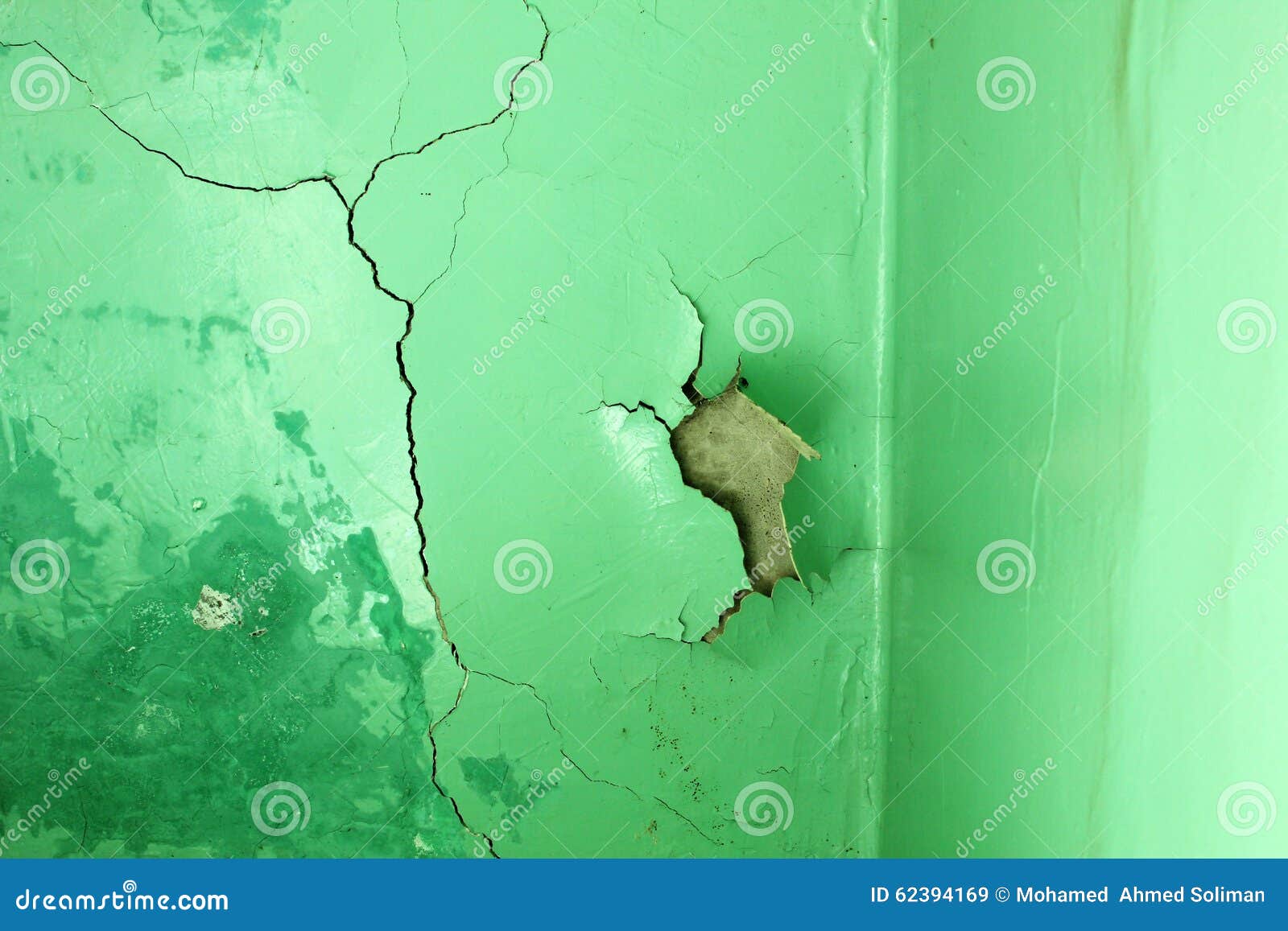 Wall damage stock image. Image of basement, failure, wall - 62394169
