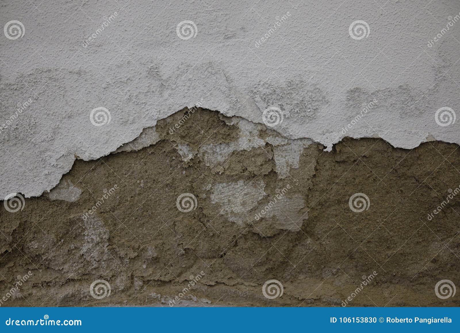 Wall damaged by humidity stock photo. Image of broken - 106153830