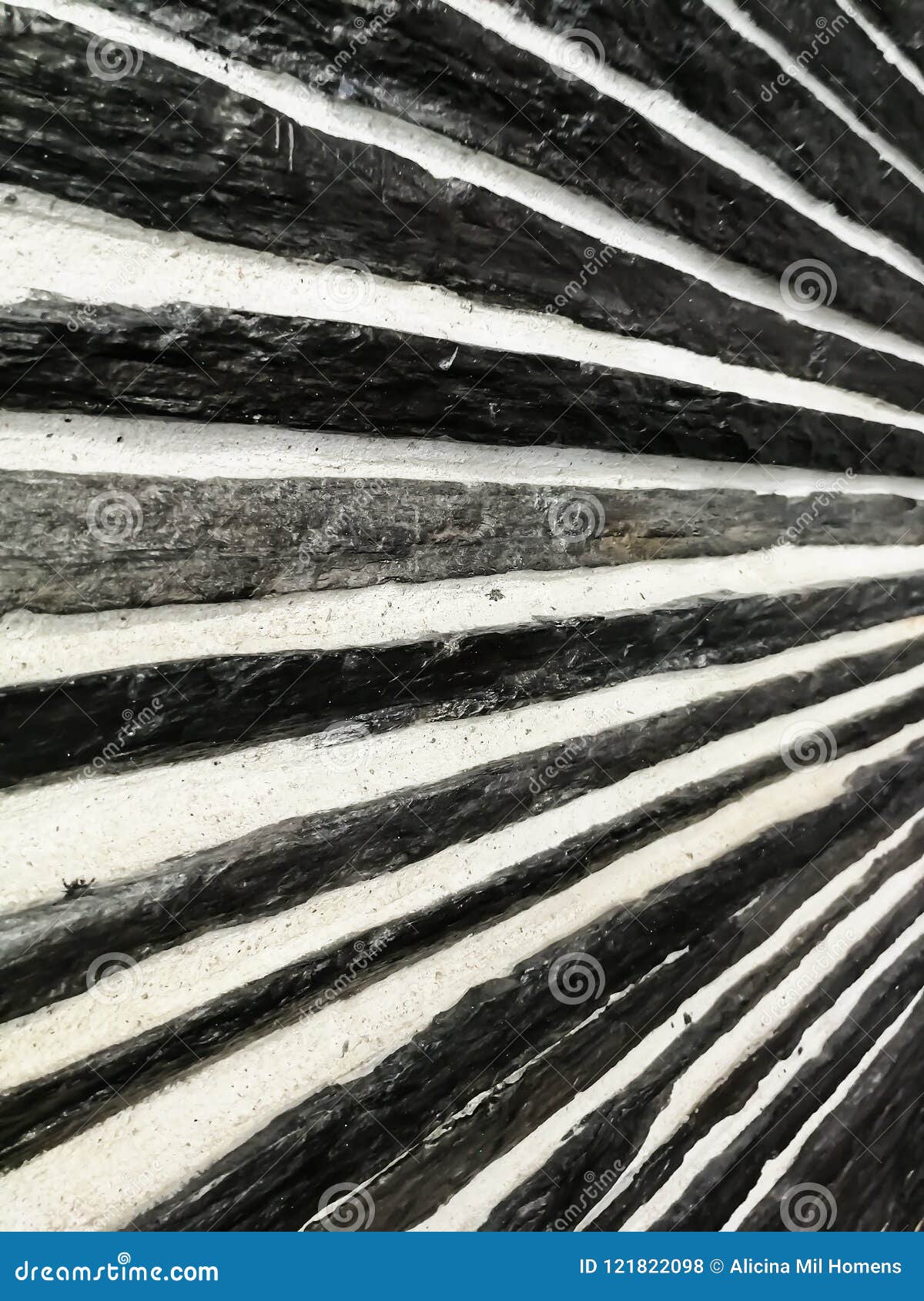 Wall Decoration with Aligned Stone Strips Stock Photo - Image of clean ...