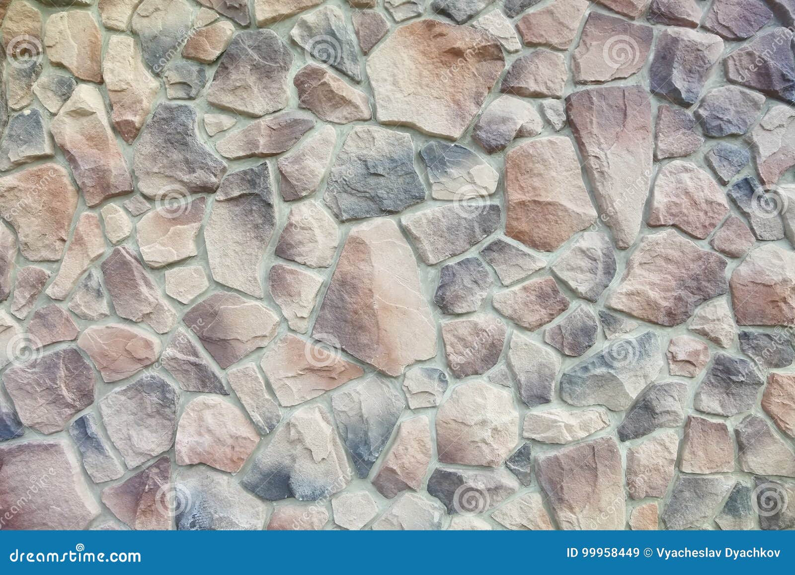 Texture - Artificial Decorative Stone Façade. Decorative Grey Color ...
