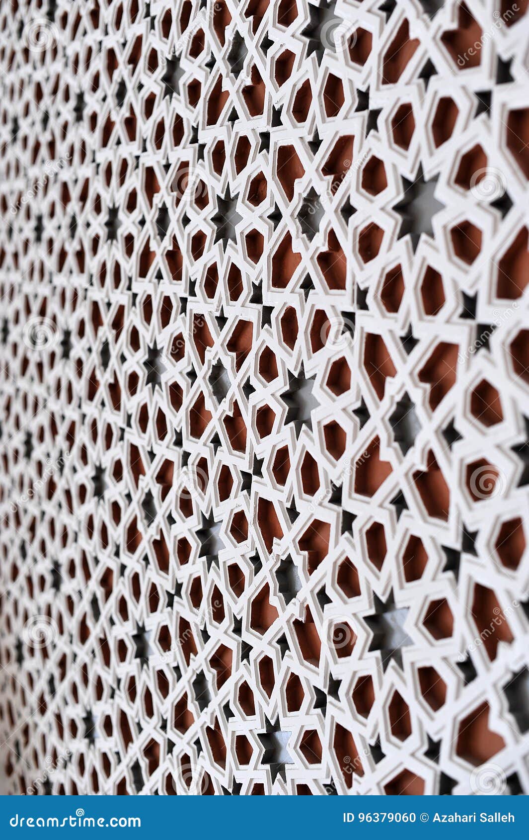 Wall Design Inside the Mosque Stock Photo - Image of architecture ...