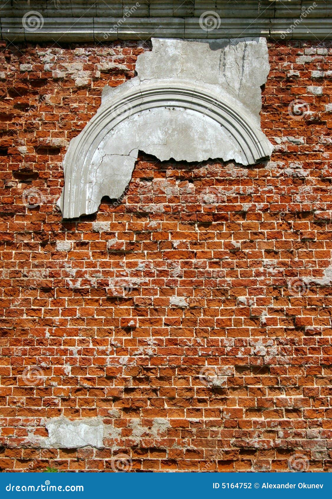 Wall of a Destroyed Church stock photo. Image of brick - 5164752