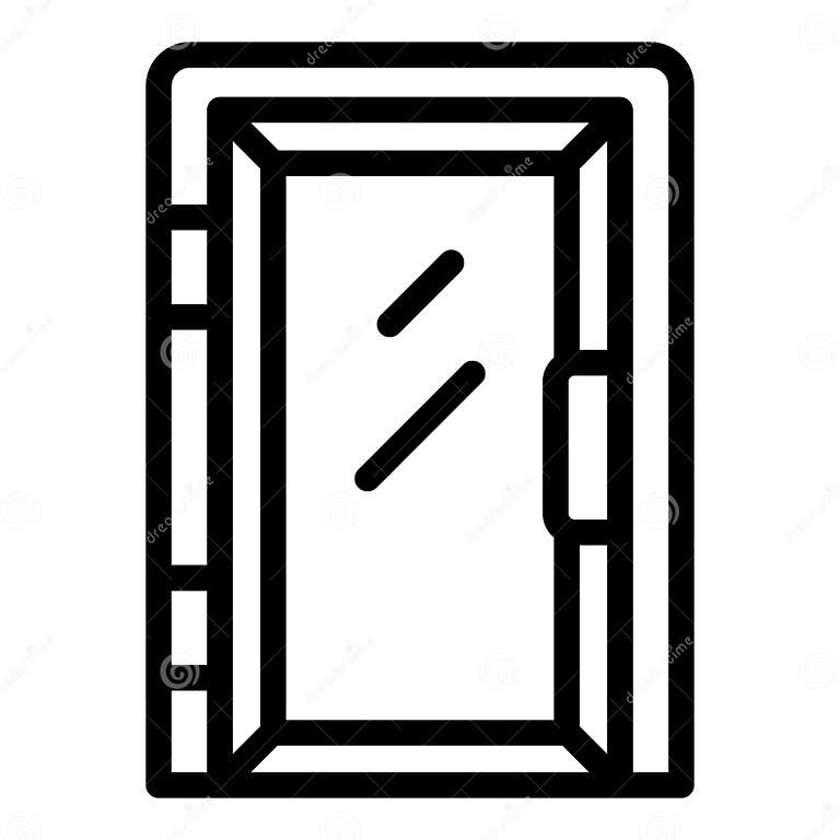 Wall Door Icon Outline Vector. Front Home Stock Vector - Illustration ... Wall Door Icon Outline Vector. Front Home Stock Vector - Illustration ...