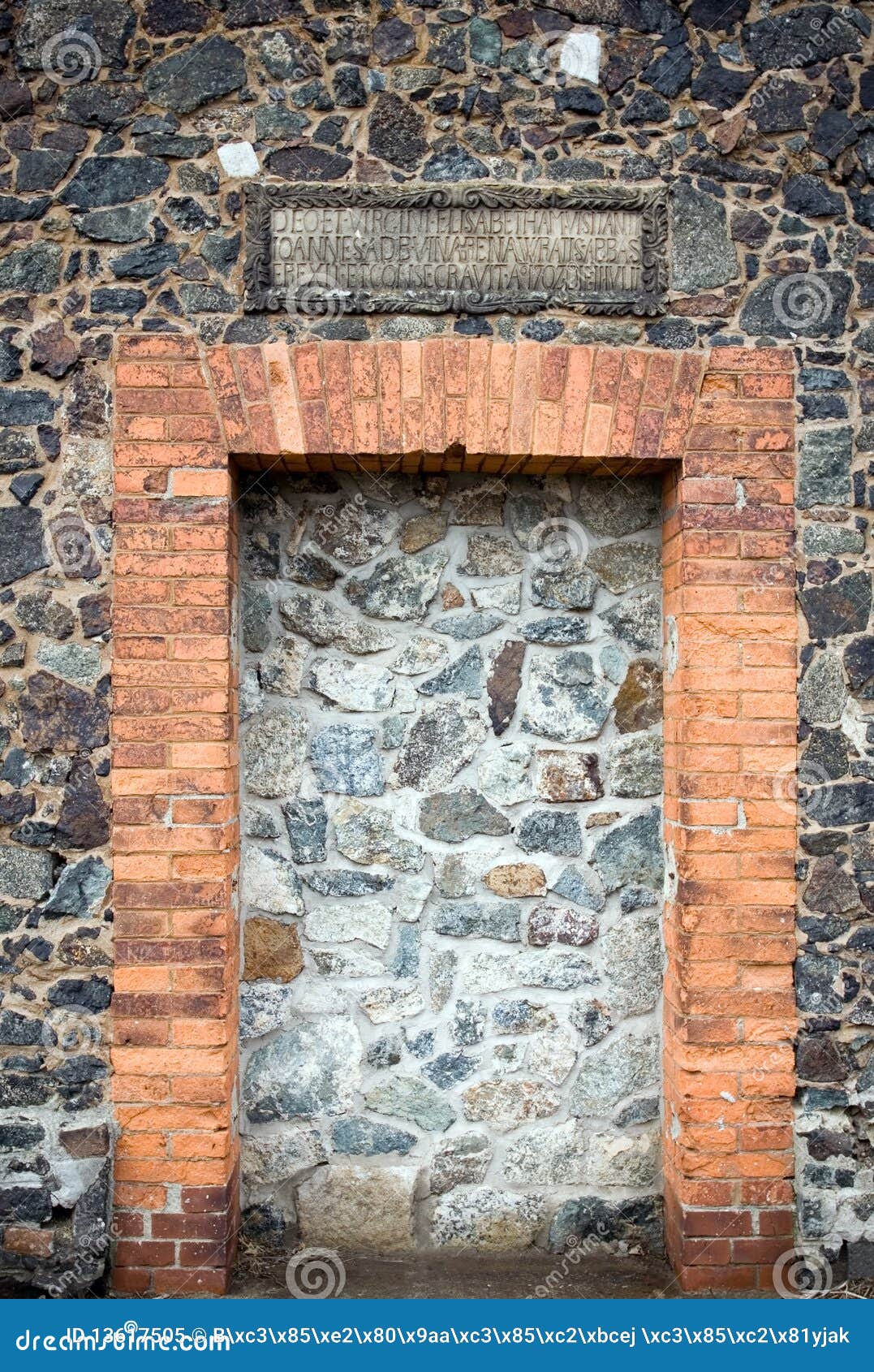 Wall and Door of Medieval Church Texture Stock Image - Image of ...