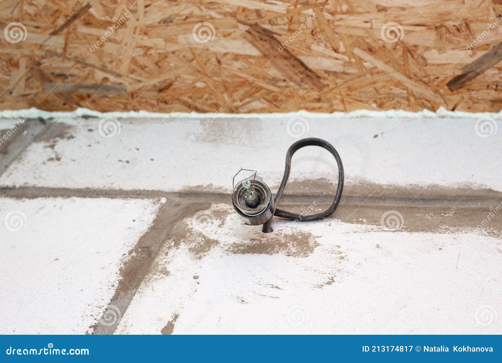 On the Wall in an Electric Socket are Fragments of a Bursting Light ...