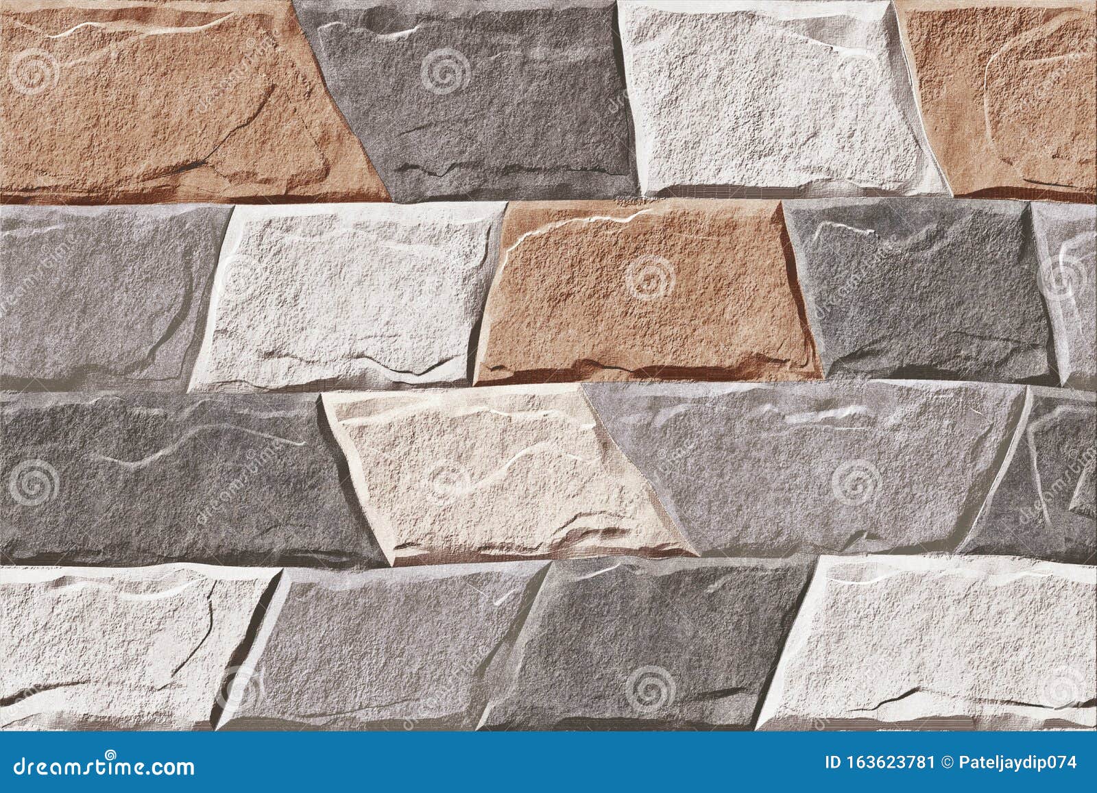 Wall Elevation Design Stone Stock Image - Image of stonetile, grey ...