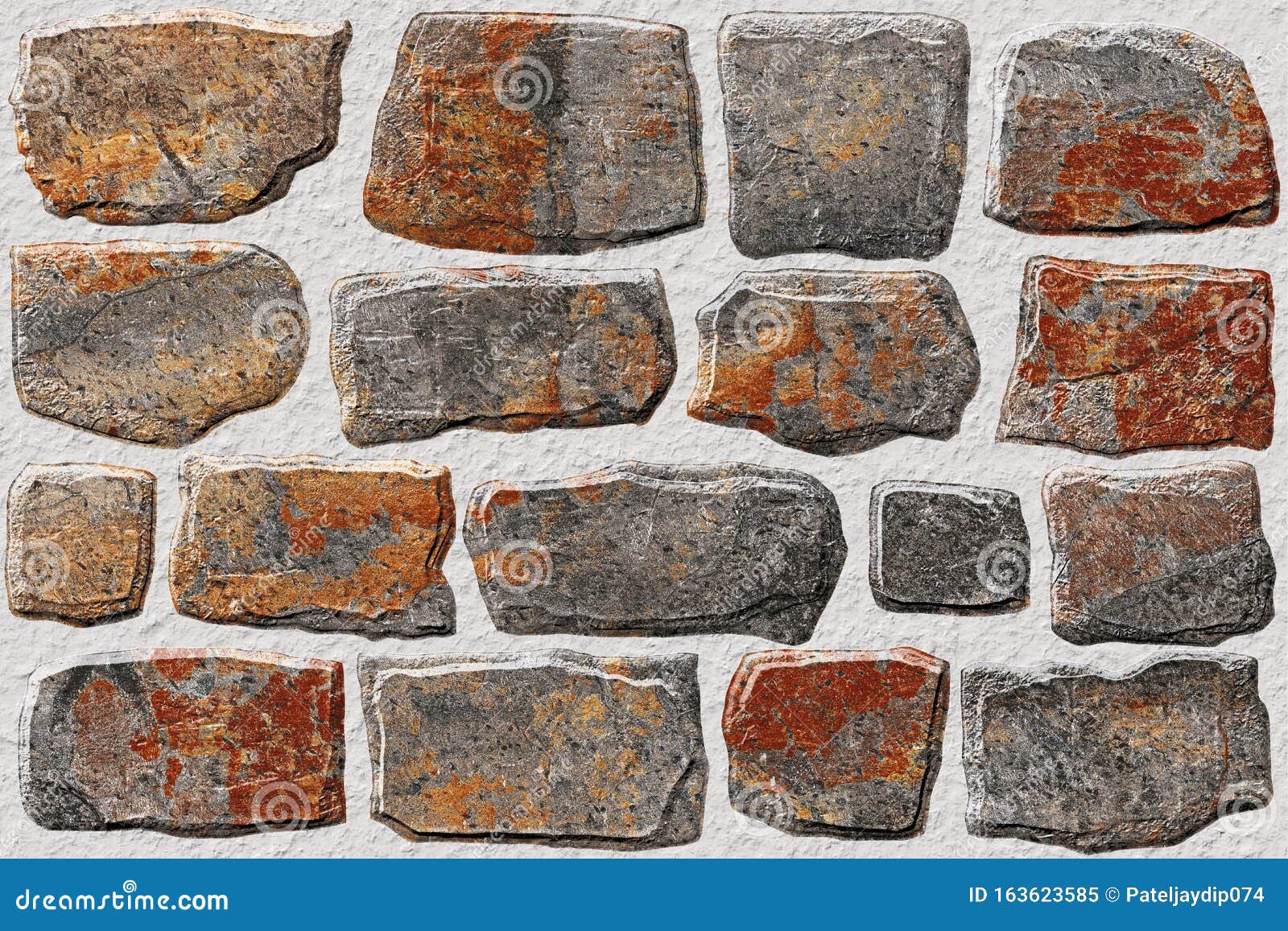 Wall Elevation Design Stone Stock Image - Image of elevation ...
