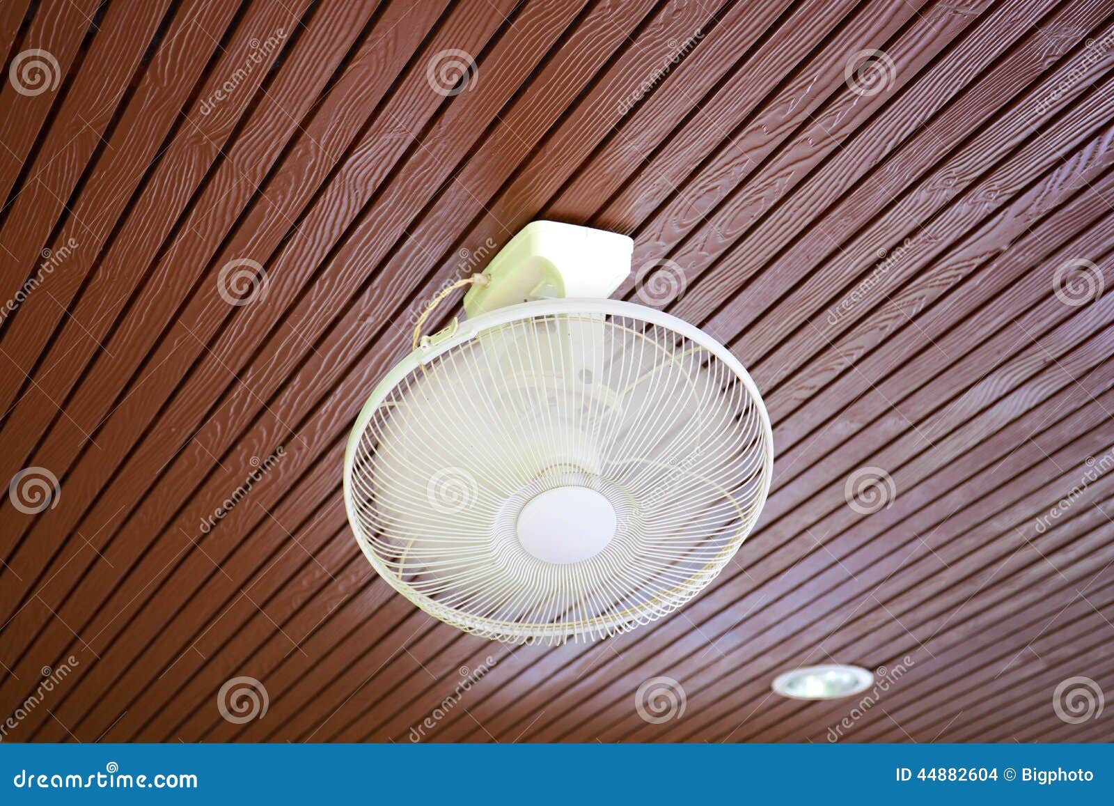 A Wall Fan with a Pull Cord Switch. Stock Photo - Image of blower ...