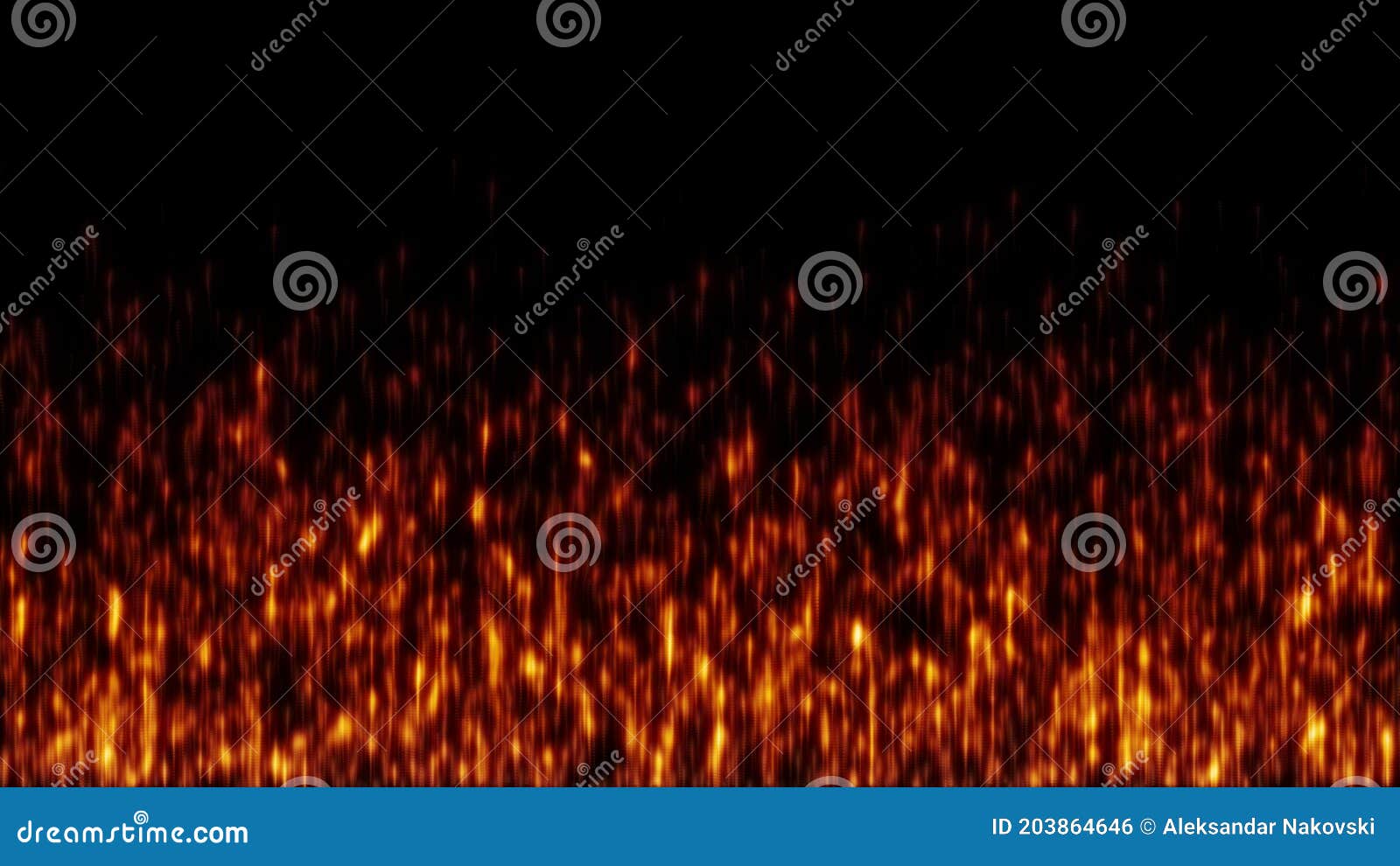 Wall of Fire Flame Abstract Stock Illustration - Illustration of ...