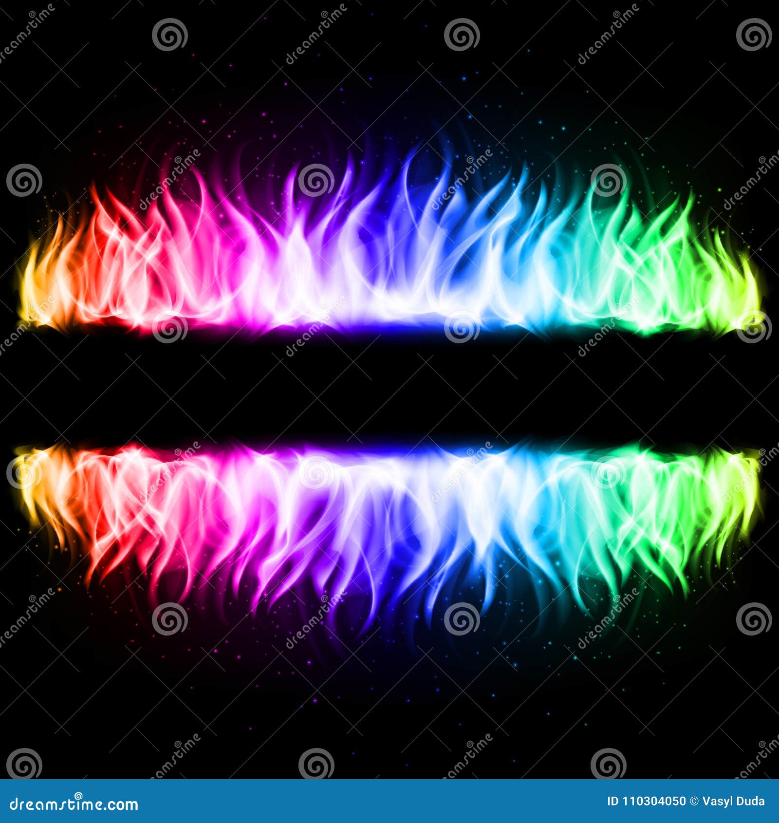 Wall of Fire stock vector. Illustration of glow, flame - 110304050
