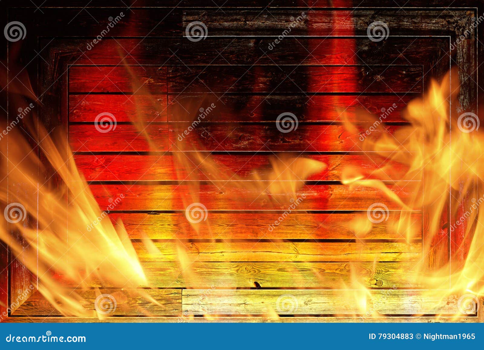 Wall on fire stock image. Image of home, action, desk - 79304883