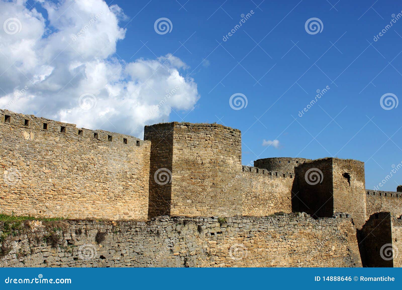 Wall of fortress stock photo. Image of fortress, ruins - 14888646