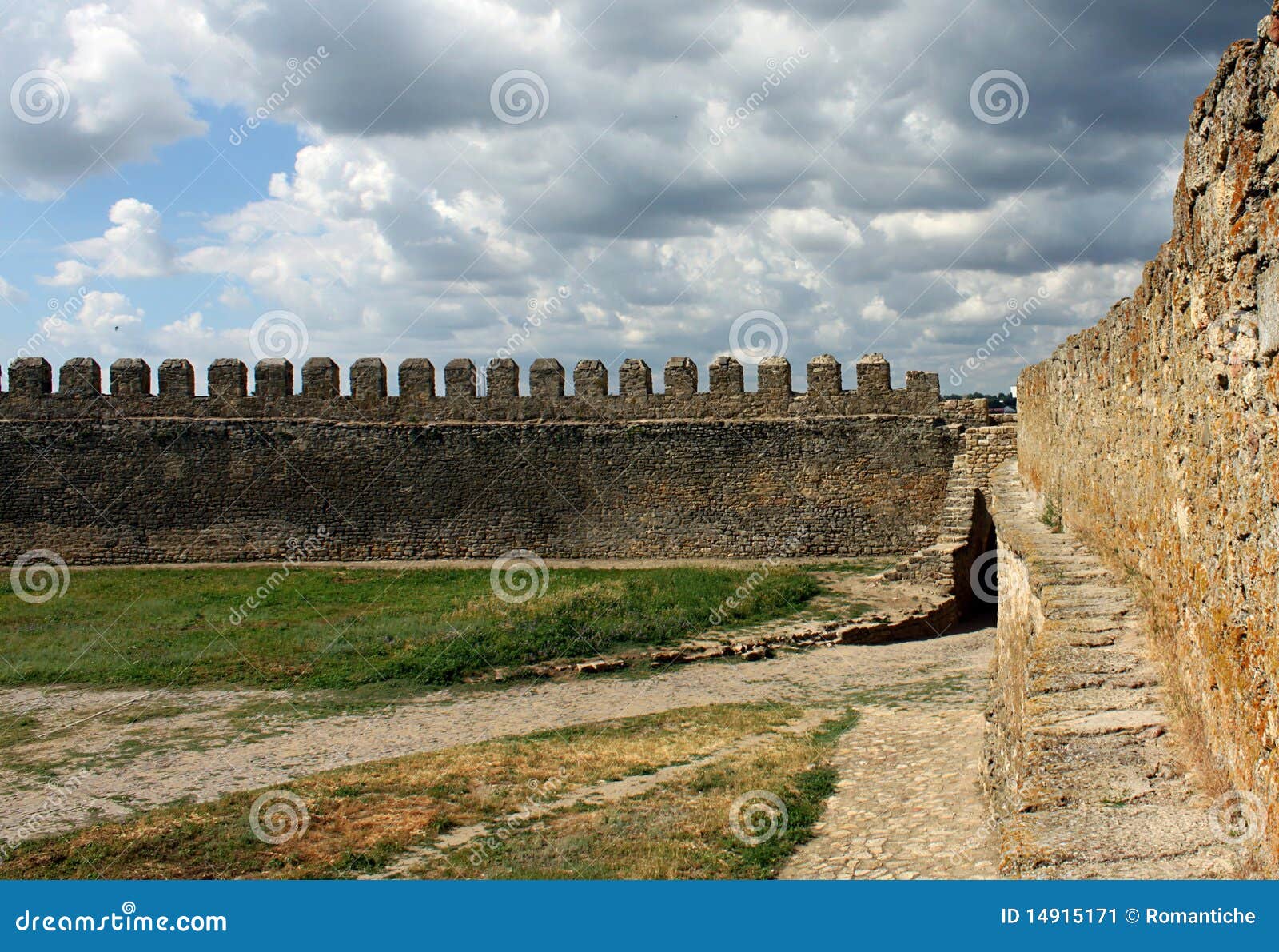 Wall of fortress stock image. Image of museum, castle - 14915171