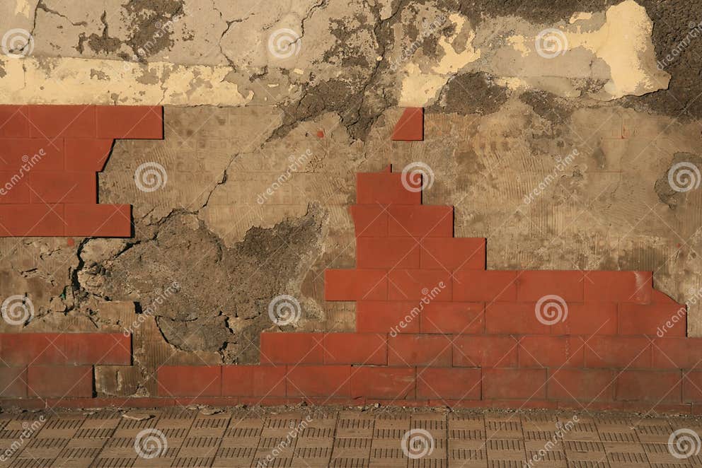Wall stock photo. Image of finery, stucco, facade, crumble - 52393060