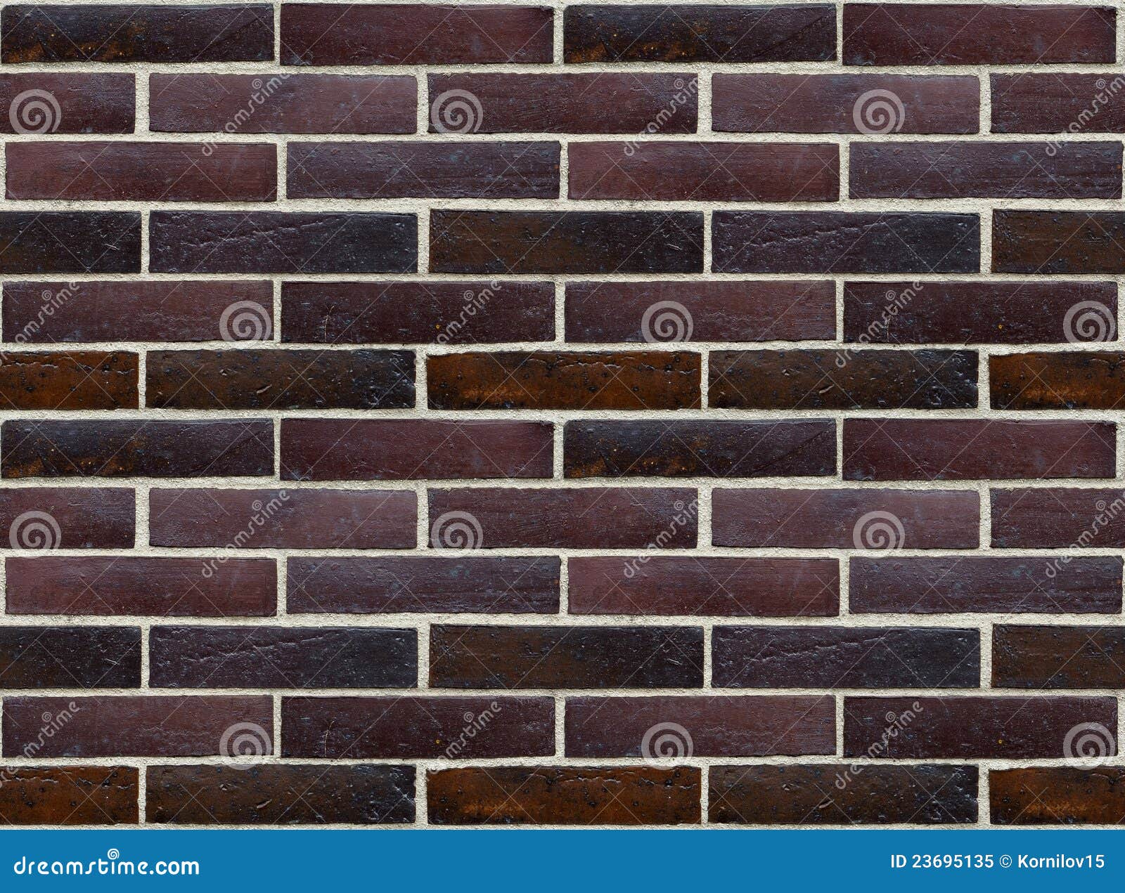Wall of Glazed Bricks (seamless Background) Stock Image - Image of ...