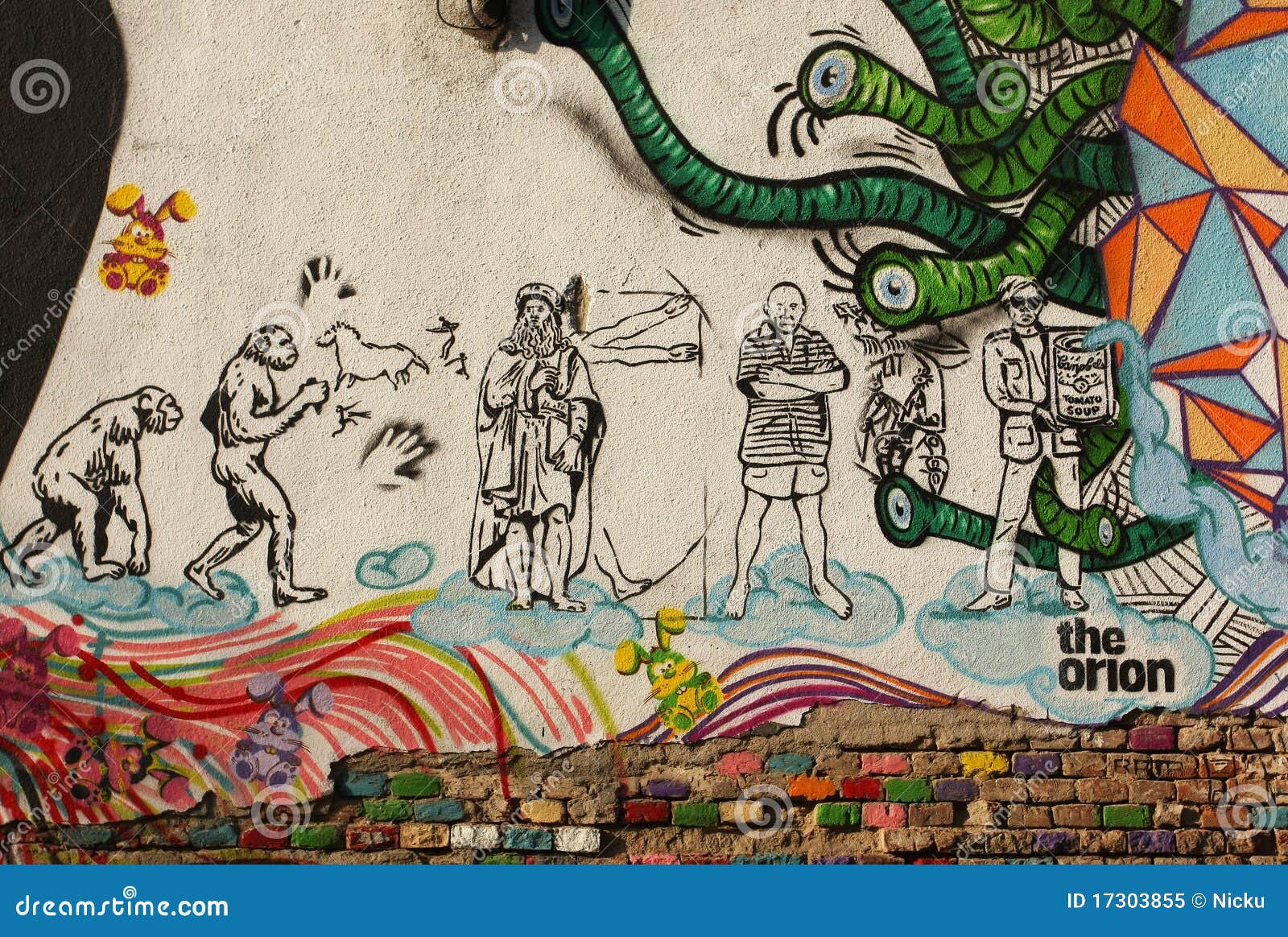 Evolution Wall Art Painted By Famous Artist, Ernest Zacharevic In Ipoh ...