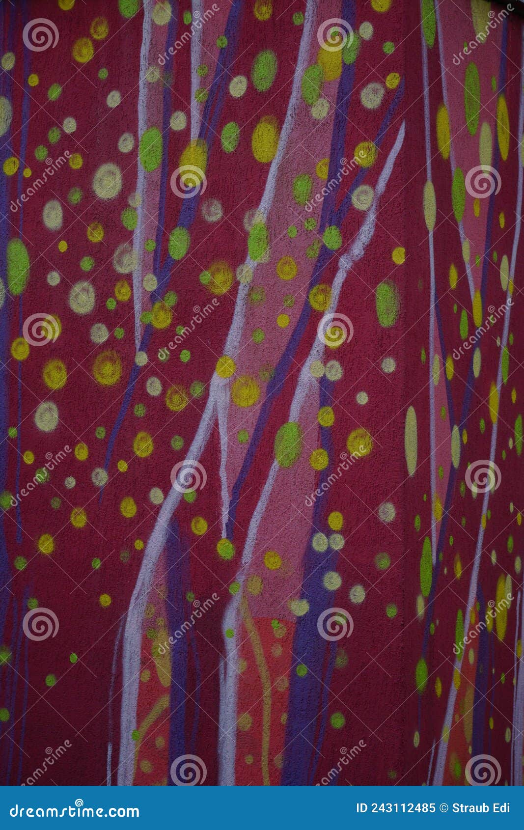 Wall graffiti in IOR Park stock image. Image of design - 243112485